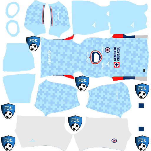 Cruz Azul DLS Kits 2026 - Dream League Soccer Kits 2026