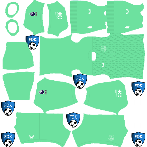 Everton FC DLS Kits 2026 - Dream League Soccer Kits 2026