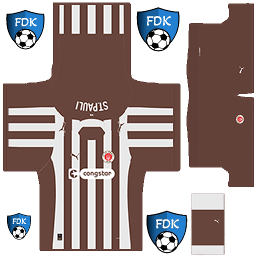FC St Pauli Pro League Soccer Kits 2025-26 - FC St Pauli PLS and PKS Kits