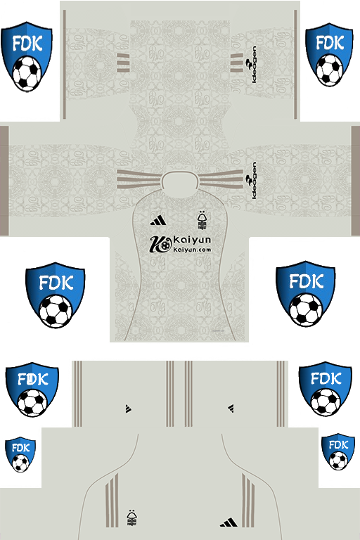 Nottingham Forest FC Football League Kits 2025-26