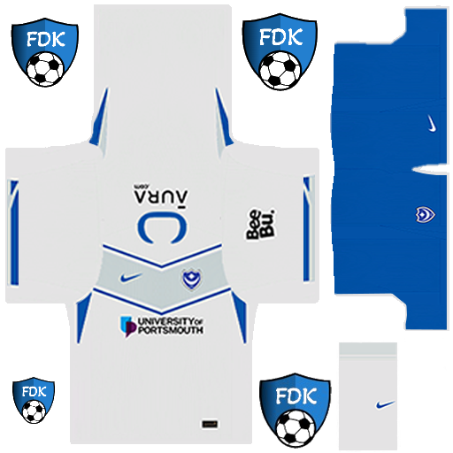 Portsmouth FC Pro League Soccer Kits 2025-26 - Portsmouth FC PLS and ...