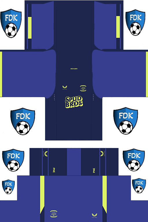Preston North End FC Football League Kits 2025-26