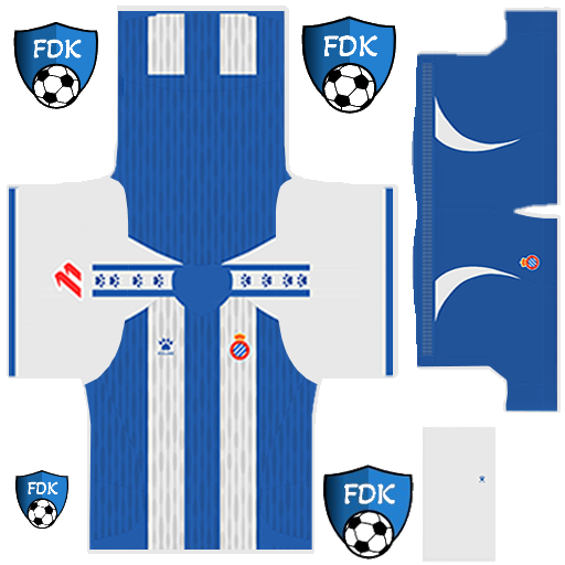 RCD Espanyol Pro League Soccer Kits 2025-26 - RCD Espanyol PLS and PKS Kits