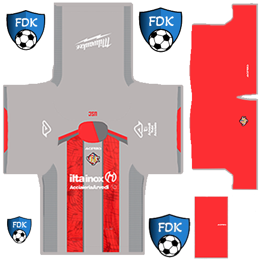 US Cremonese Pro League Soccer Kits 2025-26 - US Cremonese PLS and PKS Kits