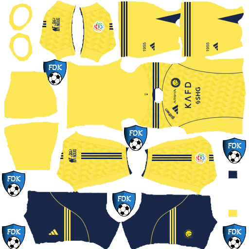 Al Nassr FC DLS Kits 2026 - Dream League Soccer Kits 2026