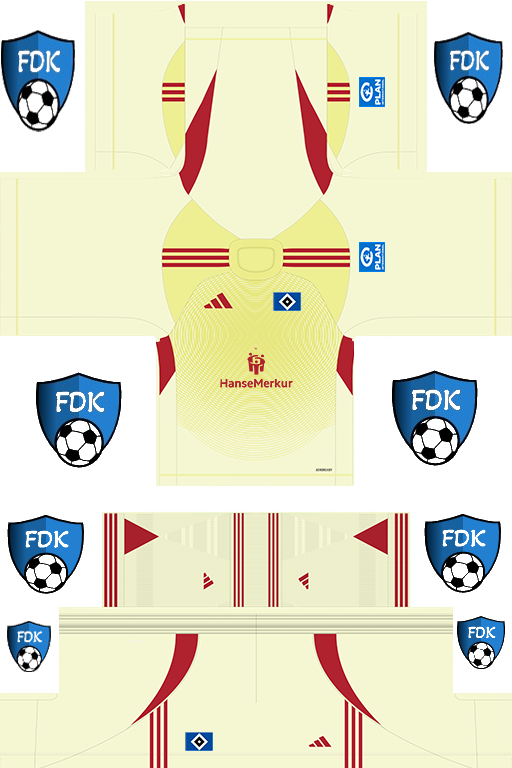 Hamburger SV Football League Kits 2025-26