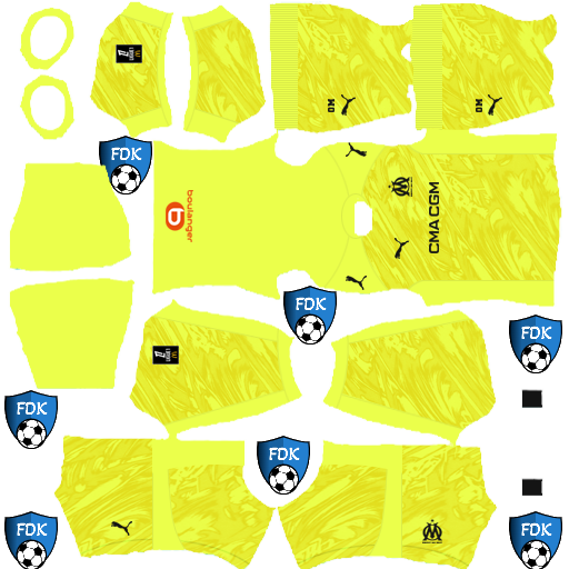 Olympique Marseille DLS Kits 2026 - Dream League Soccer Kits 2026