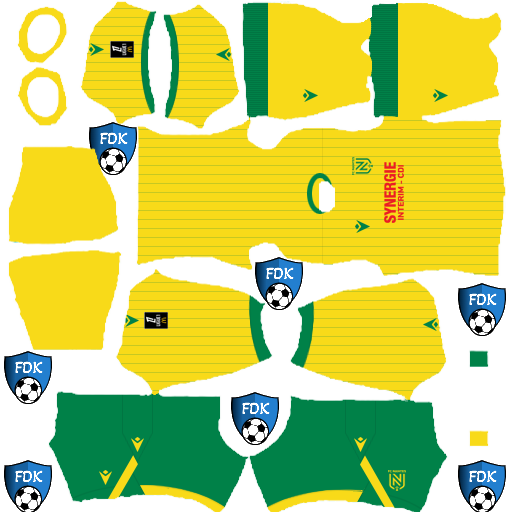 FC Nantes DLS Kits 2026 - Dream League Soccer Kits 2026